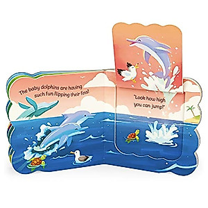 Babies in the Ocean- A First Lift-a-Flap Board Book for Babies and Toddlers (Babies Love)