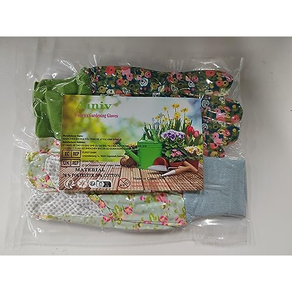 Ainiv Gardening Gloves for Women/Ladies, Non-Slip Grip Garden Work Gloves, Comfortable Thorn Proof Garden Gloves