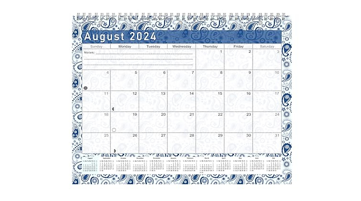 2024-2025 Academic Year 12 Months Student Calendar/Planner for Wall ...