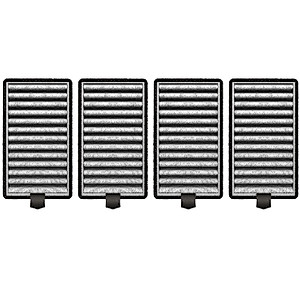 Fette Filter -DSTx HEPA + Carbon Premium Filter Replacement Compatible with Clarifion DSTx Mini Personal Air Purifiers - Pack of 4