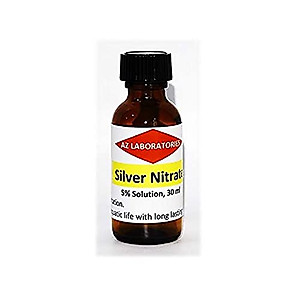 A2Z Lab Silver Nitrate Solution / 5 percent / 30 ml / 1 FL OZ/USA/Same Day Ship