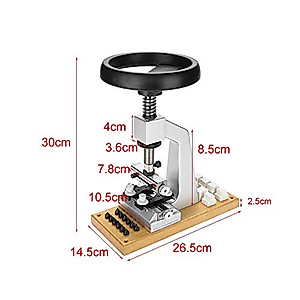 𝐂𝐡𝐫𝐢𝐬𝐭𝐦𝐚𝐬 𝐆𝐢𝐟𝐭 5700 Bench Watch Case Opener Wristwatch Tool Back Opener with 6 Dies For Rolex