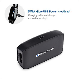 Cable Matters Active HDMI to HDMI Repeater (Female to Female HDMI 2.0 Signal Booster) with 4K 60Hz Resolution and HDR for Blu-ray Player, HDTV, HTC Vive, Oculus Rift VR Headset and More