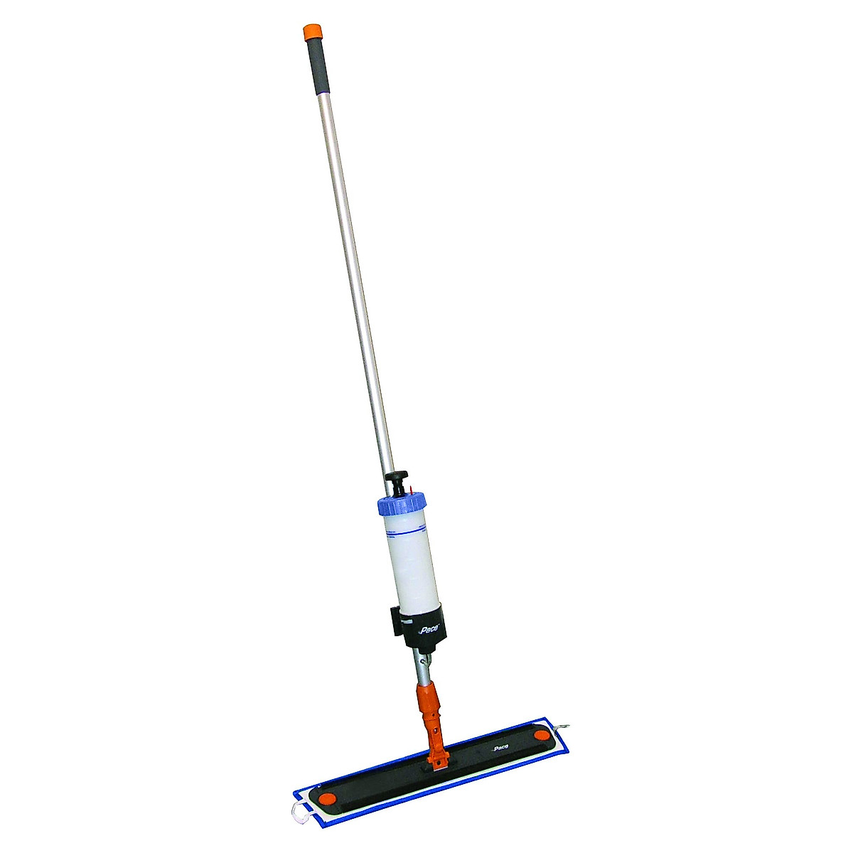 Diversey Pace 60 High Impact Cleaning Tool, 24" Wide Microfiber Head, 60" Silver/black/red Aluminum/plastic Handle