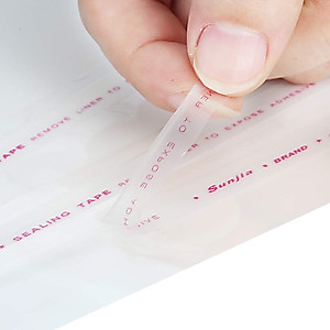 LISM 400 Pack 2" x 4" Thick Clear Resealable Cellophane Self Adhesive Seal Poly Bags Durable Plastic Cello Bag 1.6Mil Heavy Duty Packaging Jewelry Beads Candy Gifts Self-Sealing OPP Bags