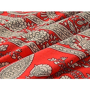 Veranee Women's Plus Size Swing Tunic Top 3/4 Sleeve Floral Flare T-Shirt X-Large 16-9