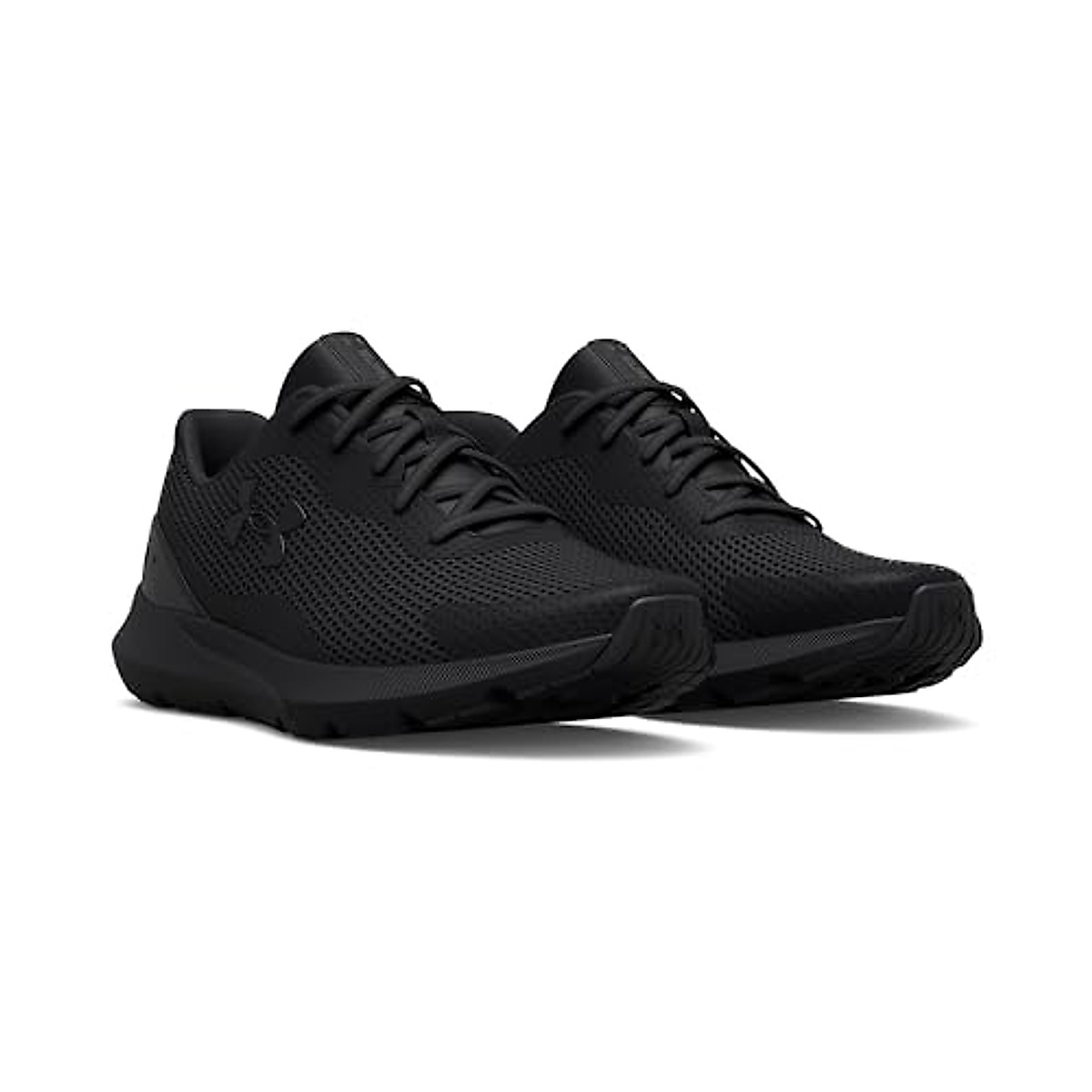 Under Armour Men's Surge 3, Black/Black, 13 Medium US
