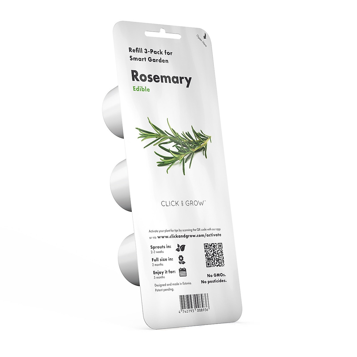 Click and Grow Smart Garden Rosemary Plant Pods, 3-Pack