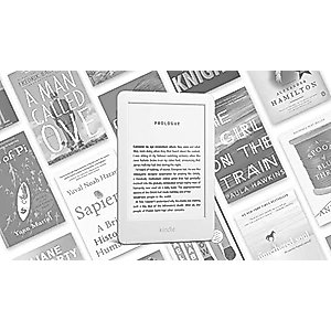Kindle (2019 release)- With a Built-in Front Light - White - Without Lockscreen Ads + 3 Months Free Kindle Unlimited (with auto-renewal)