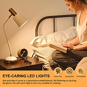 Dimmable G25 Globe LED Edison Light Bulbs 60W Equivalent, 4 PACK E26 LED Edison Bulbs 6W Equal 60 Watt Incandescent Bulb, 2200K Amber Warm G25/G80 Antique Spiral LED Decorative Light Bulbs, 90+ CRI