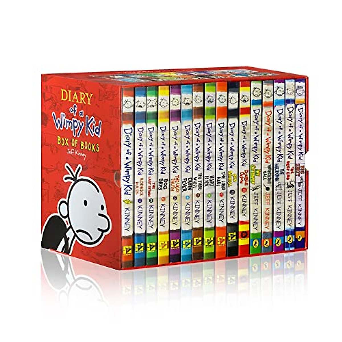 Jeff Kinney Diary of a Wimpy Kid 1-16 Books Boxed Set, Complete Collection Series, Paperback Edition(1-16)