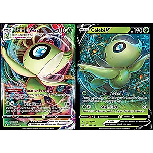 Celebi Vmax & V Chilling Reign - Pokemon Ultra Rare Card Lot - 007/198 & 008/189