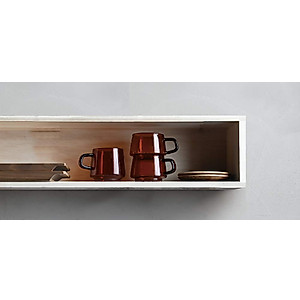 KINTO 21740 SEPIA Cup, 9.1 fl oz (270 ml), Amber, Heat Resistant Glass, Microwave and Dishwasher Safe, Gift, Present