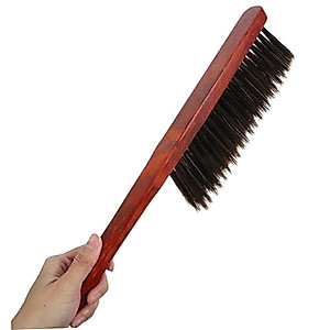 OSOLADY Upholstery Brush The Pet Wood Handheld Broom Brown Clothes Brush Whisk Brooms Small Hand