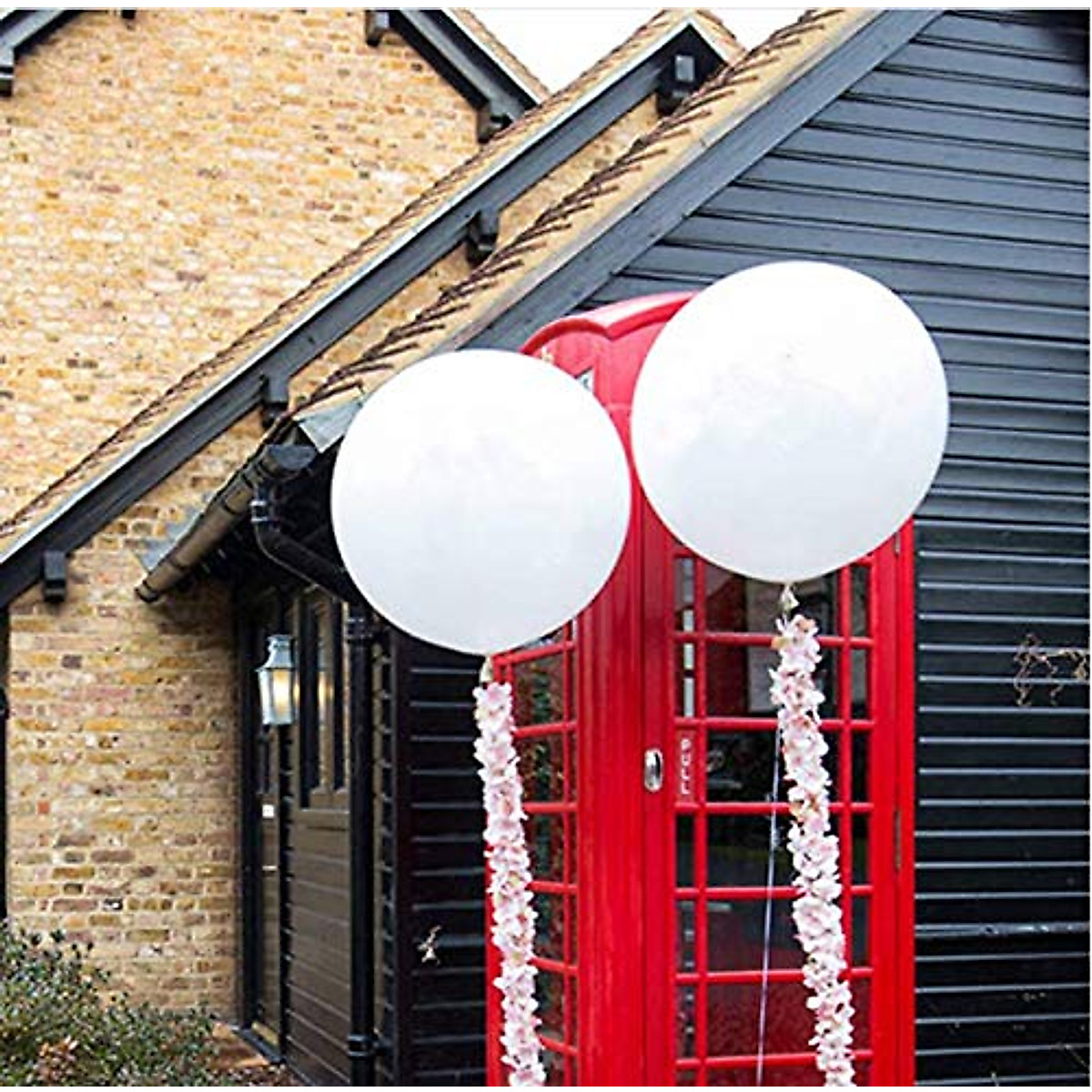 36 Inch White Balloon,Pack-6 Giant Balloons for Party/Birthdays/Wedding/Festivals Christmas and Event Decorations