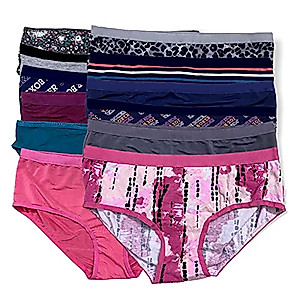 Livingtex 6 Pack (Assorted) Womens Comfortable Cotton Underwear (PantyBrief) Mixed Style Sexy Panties (XS), XSmall