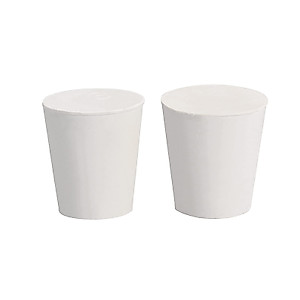 MECCANIXITY Tapered Shaped Solid Rubber Stopper Fit Hole 17mm to 23mm and 19mm - 26mm for Lab Tube 5 Set