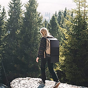 40W Solar Panel EnginStar 40 Watt Foldable Solar Panel for Portable Power Station w/QC3.0 USB Port for Phone Laptop 12-15V DC Output(10 Connectors) for Outdoor Camping RV Off Grid