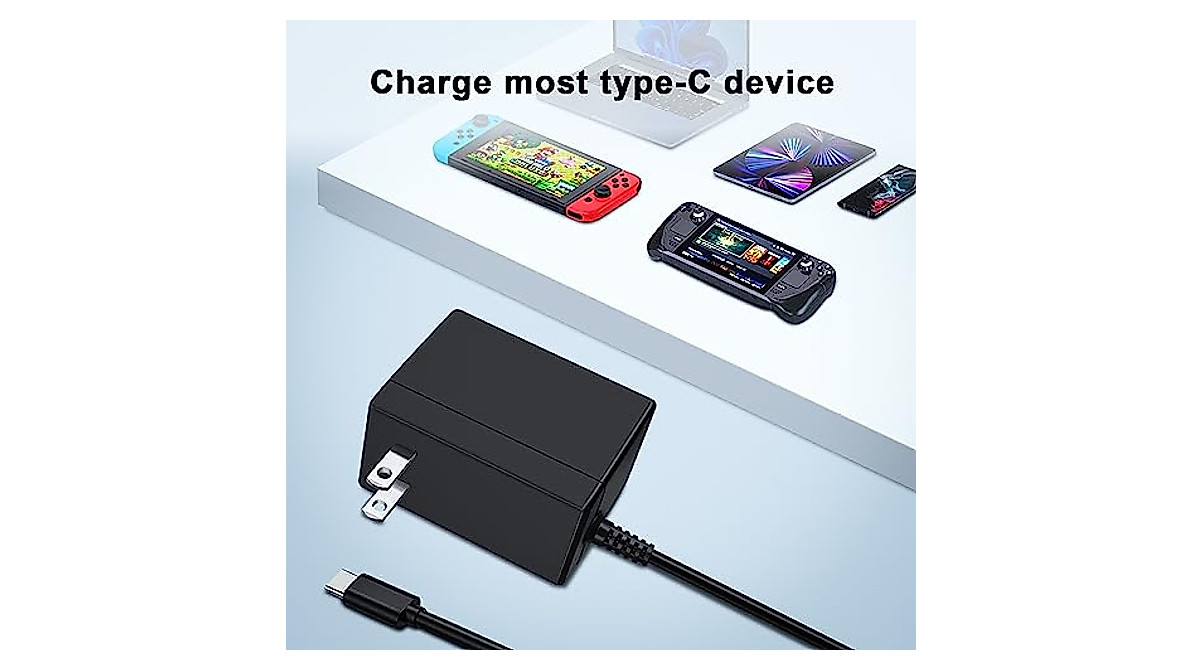 Fast Charging Adapter for Nintendo Switch - 39W USB C