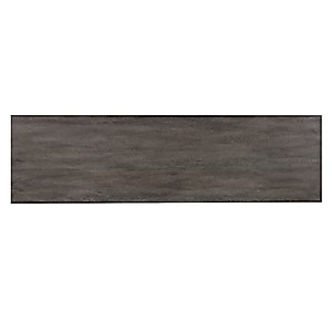 BOWERY HILL 4PC 65" Rectangular Narrow Wood Pub Set in Gray Finish