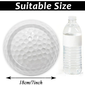 gisgfim 48 PCS Golf Paper Plates Birthday Party Supplies Disposable Golf Dessert Plates Sports Favors Decorations for Boy Baby Shower