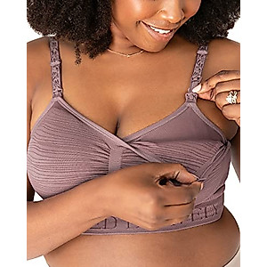 Kindred Bravely Sublime Hands Free Pumping Bra | Patented All-in-One Pumping & Nursing Bra with EasyClip (Twilight, Large)