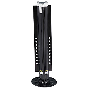 Lippert Level Up Replacement Hydraulic Landing Gear Left Jack for 5th Wheel RVs and Travel Trailers, 14,000-lbs. Lift Capacity, Aluminum, 9" Diameter Footpad, 27-7/16" Height - 433467