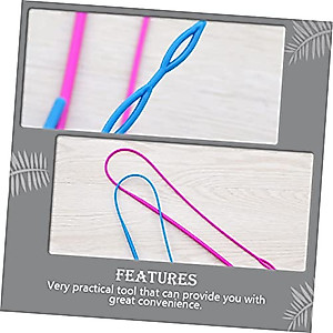 EXCEART 1 Set String Drawstring Sewing Tools Wire Guide DIY Knitting Tools Threader Auxiliary Threading Tool Thread Inserting Tool Set Belt Threader Embroidered Drawstring Thread