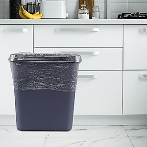 Buyitt 4 Gallon Clear Trash Bags, Strong Garbage Bags, 110 Counts Waste Basket Liner