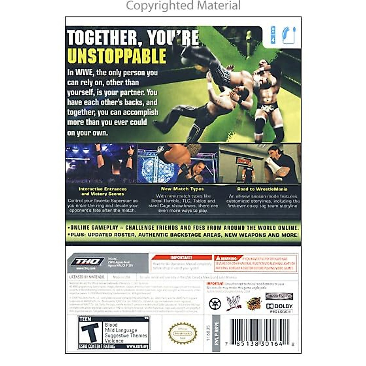 WWE SmackDown vs. Raw 2009 - Nintendo Wii