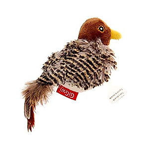 GIGWI Melody Chaser Motion Activated Bird, Black (G10052A1)