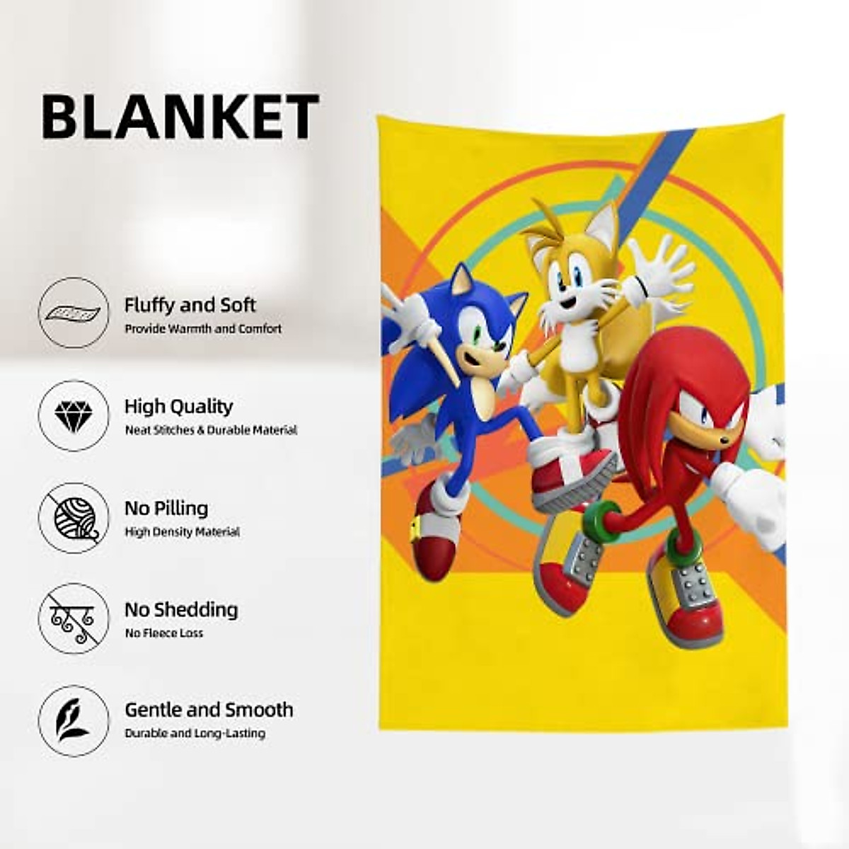 Anime Throw Blankets Flannel Fleece Warm Soft Blanket for Couch Sofa Bed Travel Camping Kids Adult Gifts (Color 1, 50 x 40 inches)