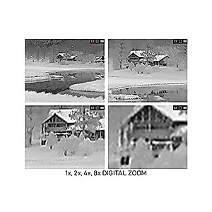 AGM Global Vision thermal monocular Taipan TM19-384 Thermal Imaging Monocular for hunting 384x288 (50 Hz),Monocular for adults high powered thermal imager heat vision Infrared monocular thermal vision