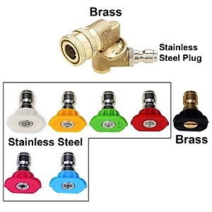 M MINGLE Pressure Washer Extension Wand, Pressure Washer Accessories Kit, 1/4 inch