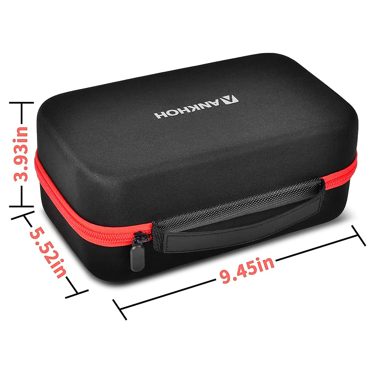 ANKHOH Carrying Case Compatible with NEXPOW Car Jump Starter, Fits for 1500A Peak 12800mAh Battery Starter Q10S/ T11F, Portable Storage Box for Car Battery Charger and Jumper Cables(Case ONLY)