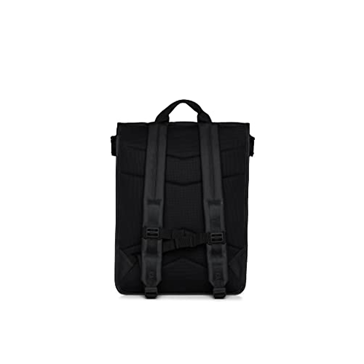 RAINS Trail Rolltop Backpack - Black