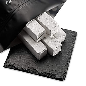 Chalkovsky Premium Edible Chalk - Natural Chalk for Eating - Crunchy Belgorod Chalk Chunks - Russian Organic Chalk for Bone Strength - Zero Additives, No Impurities - White 7oz (200g)