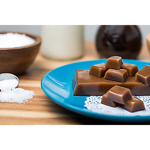 Tom & Jenny's Sugar Free Candy (Soft Caramel) with Sea Salt and Vanilla - Low Net Carb Keto Candy - with Xylitol and Maltitol - (Classic Caramel, 1-pack)