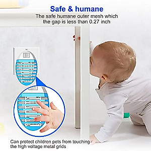 Indoor Insect Trap,Bug Zapper Indoor Plug-in Mosquito Killer Trap Zapper for Mosquito, Gnat, Moth, Fruit Flies (4 Pack)