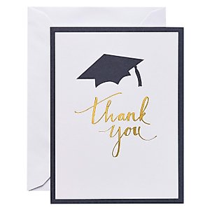 American Greetings Graduation Thank You Cards with Envelopes, Blank (50-Count)