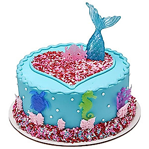 DecoPac Mystical Mermaid DecoSet Cake Topper, 1 SET, Mulitple