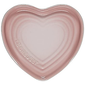 Le Creuset Stoneware Heart Spoon Rest, 5", Shell Pink