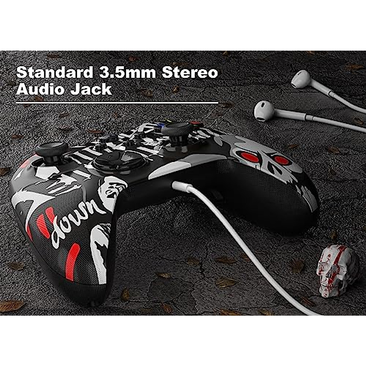 Gamrombo Wireless Controller Replacement for Microsoft Xbox Series X/S, Compatible with Xbox One, Xbox One X/S, Android/iOS/PC Windows 7/8/10/11, Special Edition Custom Game Controller with Wifi/Turbo/Macro/Dual Vibration & Headphone Jack