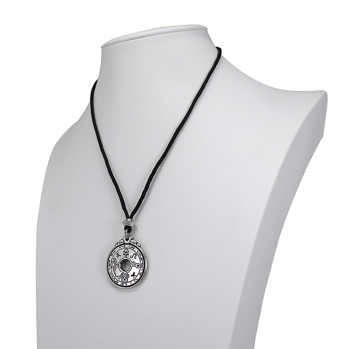 Healers Talisman Pendant Black Pullet Necklace Amulet