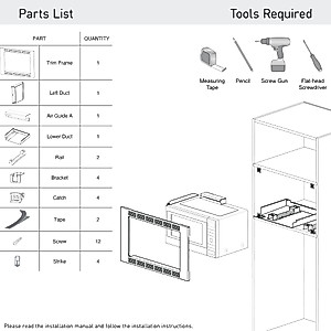 Panasonic 27-inch Microwave Trim Kit, Stainless Steel, for use with 1.1 cu ft NN-GN68KS Panasonic Microwave Oven – NN-TK623GS