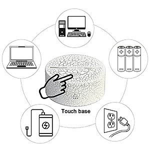 Magiclux 3D Illusion Sonic Night Light, Anime Hedgehog Desk Lamp with Remote Control Kids Bedroom Decoration, Sonic Toys Gifts for Boys Girls