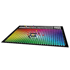 HUES and CUES - Vibrant Color Guessing Board Game for 3-10 Players Ages 8+, Connect Clues and Guess from 480 Color Squares