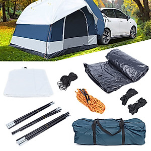 Universal SUV Camping Tent Bubble Tent Inflatable Transparent Camping Tent,Luxury Single Tunnel Bubble House Dome Greenhouse Tent with Blower,Portable Bubble Shelter Clear Tent for Backyard… (S)