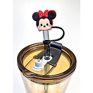 20Pcs Reusable Themed Party Straw Cap Silicone Reusable Drinking Straw Cover Lids Dust-Proof Straw Plugs for Straw Tips for Home Kitchen Accessories Party Decoration Funy Gifts