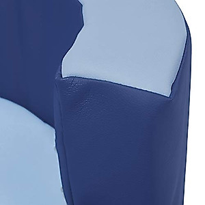 Factory Direct Partners 10422-NVPB SoftScape Lil Personal Space, Cozy and Safe Foam Retreat for Babies and Toddlers to Read, Snack, or Relax - Navy/Powder Blue